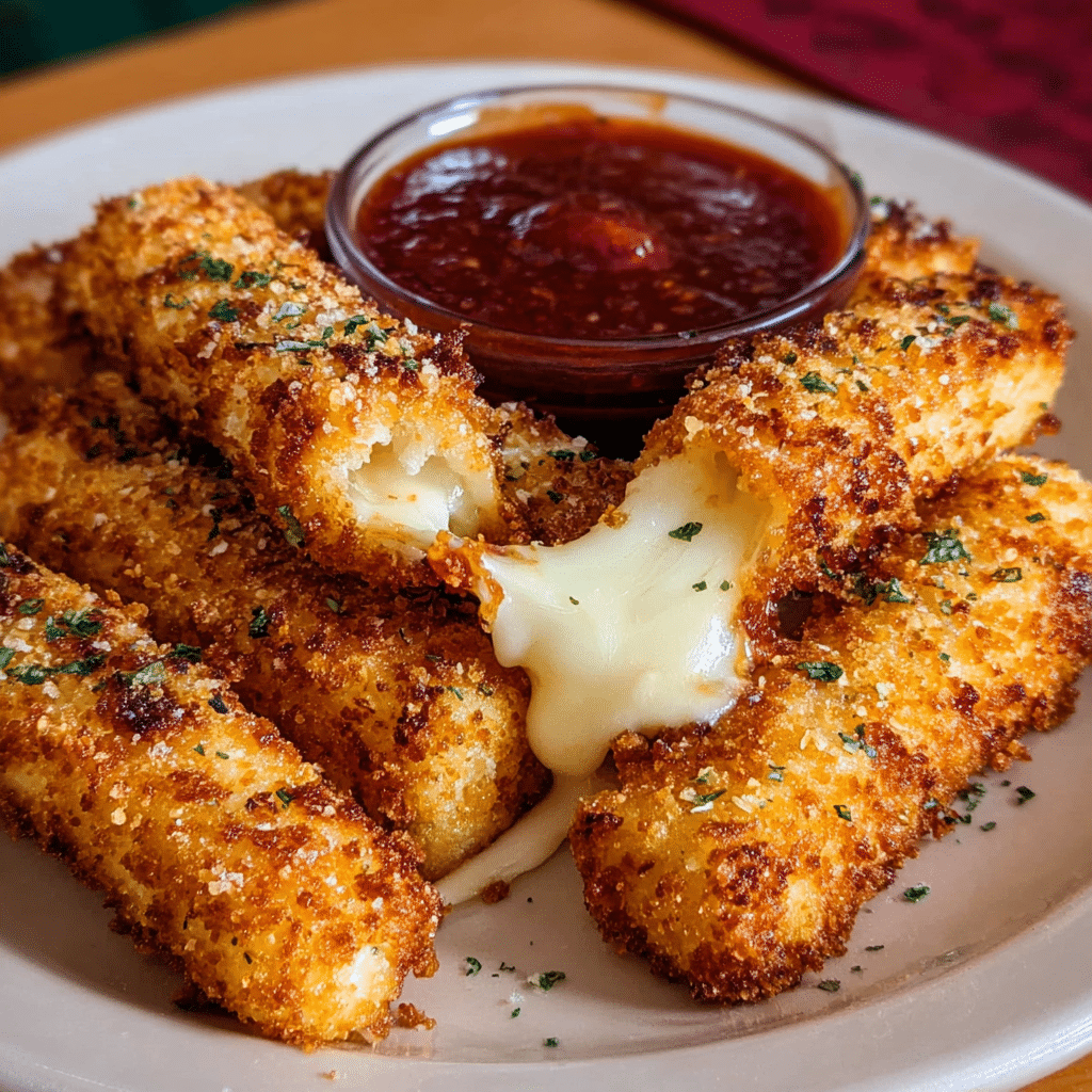 Air Fryer Mozzarella Sticks