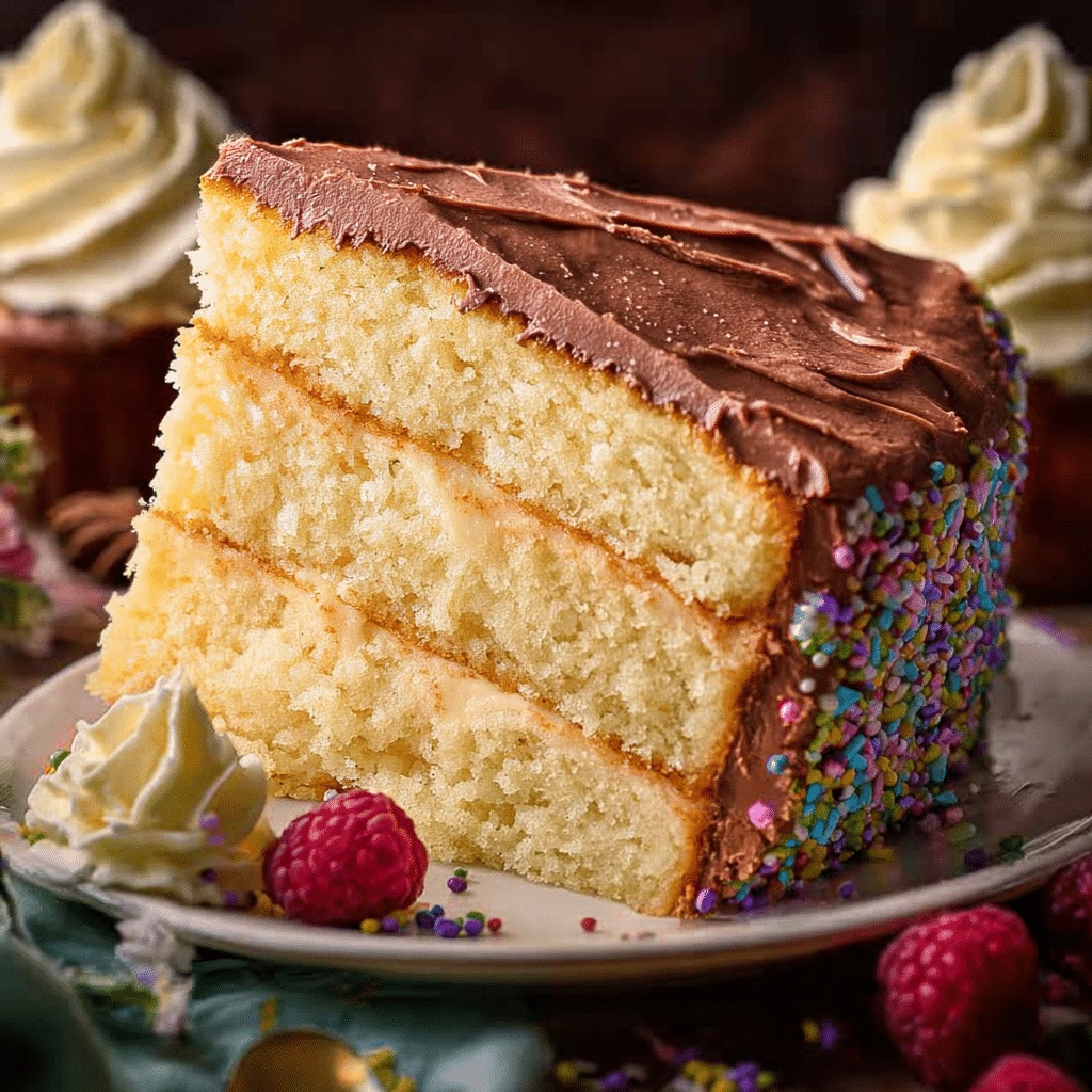 Fluffy Vanilla Cake